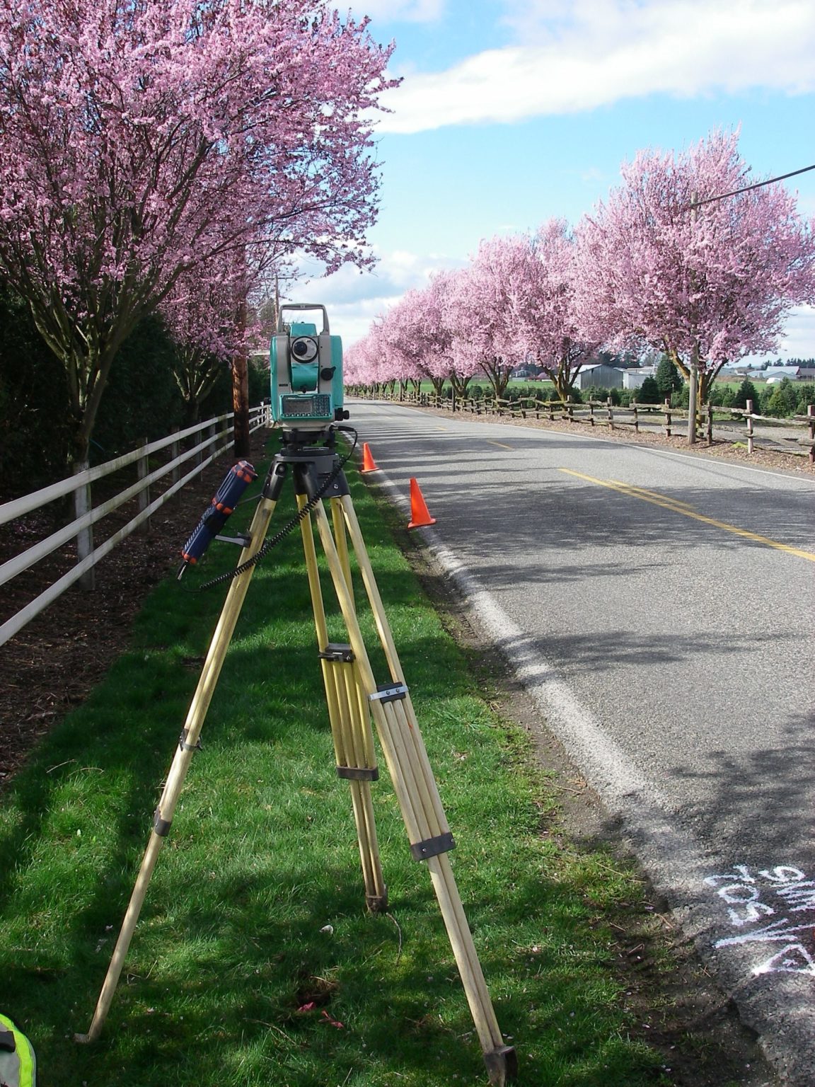 Johnson Creek Cross Sections | Northwest Surveying & GPS, Inc.